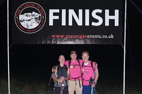 Trio complete The 3 Lochs Ultra – Brain Tumour Research