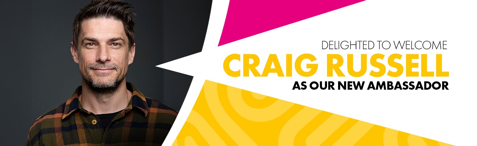 Netflix star Craig Russell is our new Ambassador – Brain Tumour Research