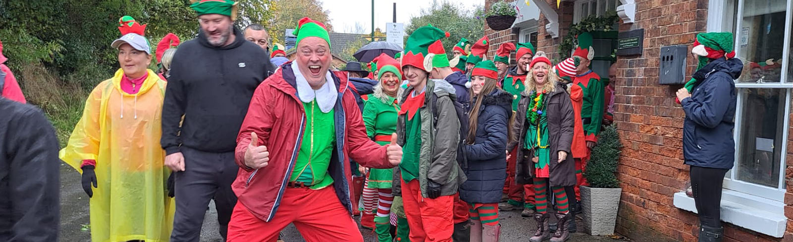 Fundraising elves step into Christmas with festive walk – Brain Tumour ...
