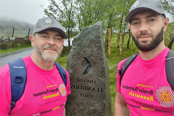 Brain tumour patient summits Snowdon twice in one day – Brain Tumour ...