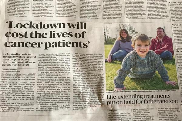 Cancer survival rates under pressure from Covid-19 – Brain Tumour Research