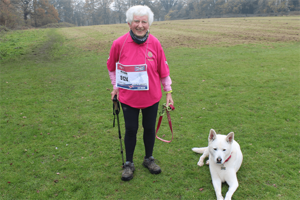 Super gran smashes virtual LEJOG walk – Brain Tumour Research