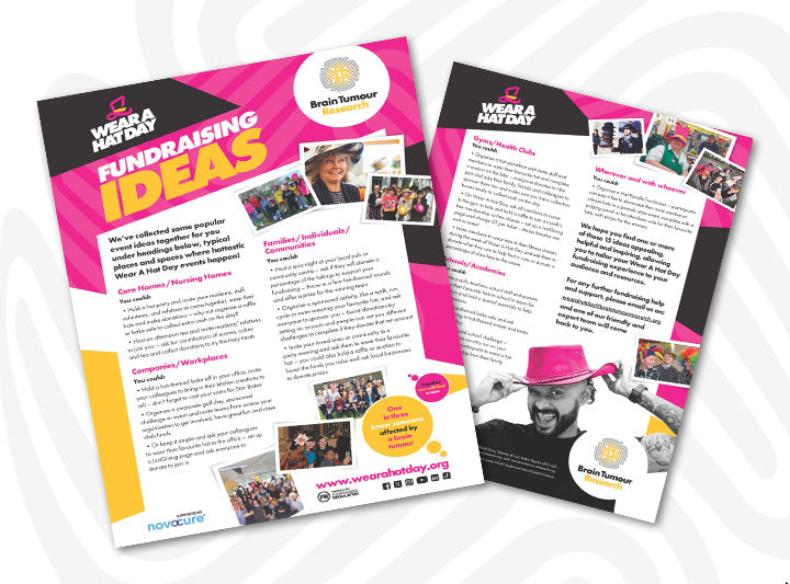 Wear A Hat Day Digital Fundraising Pack – Brain Tumour Research